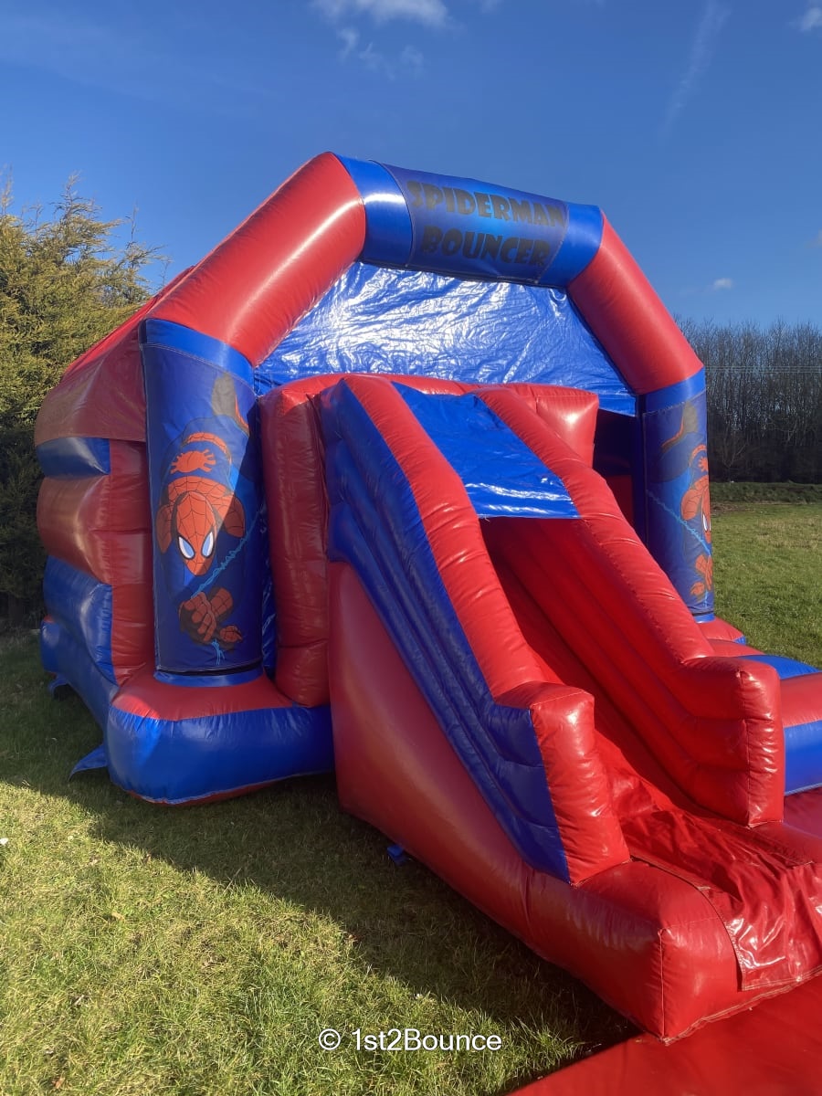 Spider Man Front Slide Combo - Bouncy Castle Hire in Chelmsford, South ...