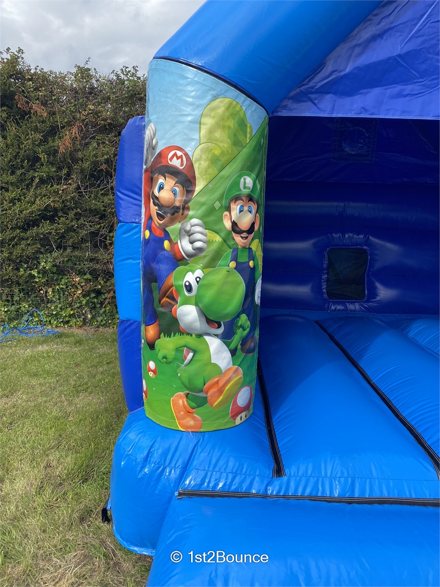 Super Mario Disco Ready Bouncy Castle - Bouncy Castle Hire in ...