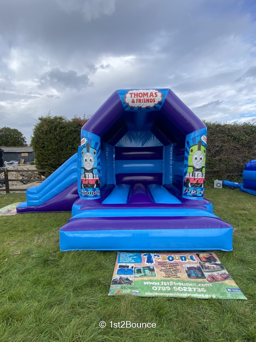 Thomas And Friends Side Slide Bouncy Castle - Bouncy Castle Hire in ...